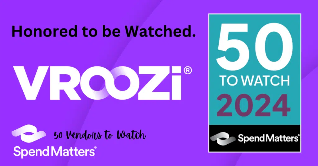 Vroozi Recognized in Spend Matters’ 2024 50 Providers to Watch